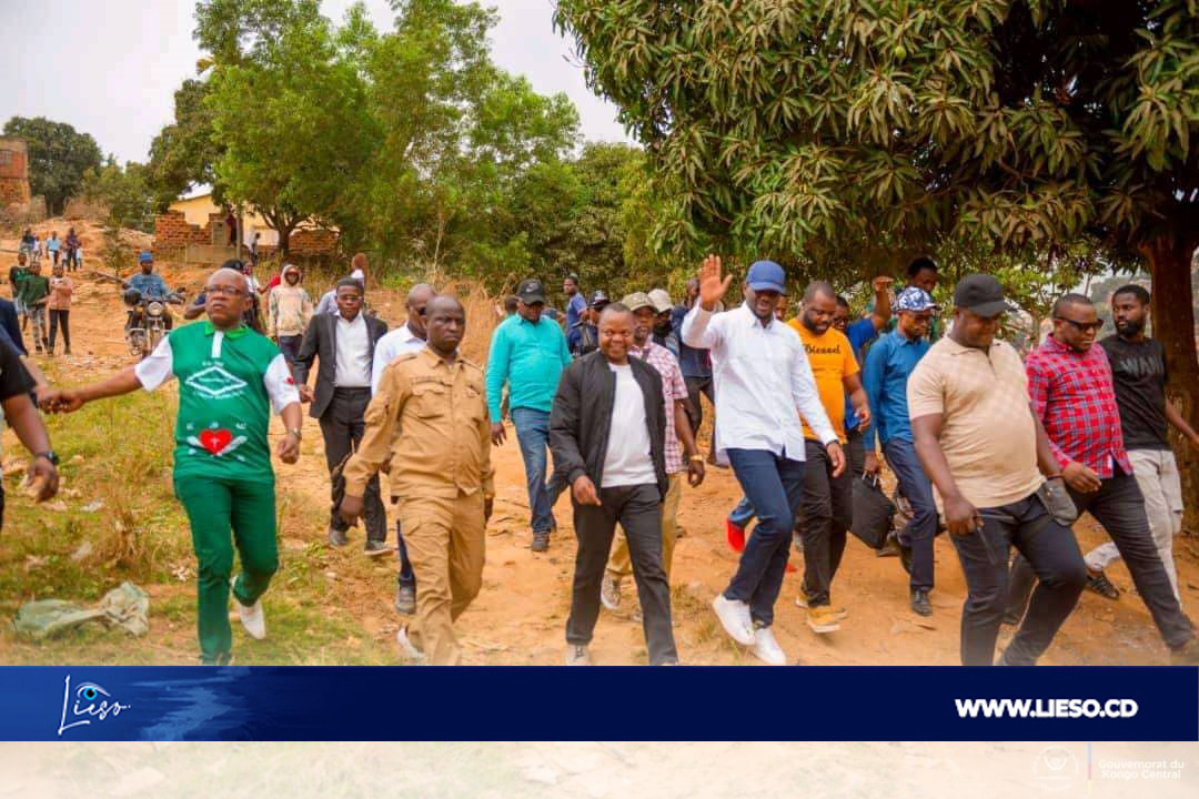Kongo Central : Le Gouverneur Grâce BILOLO en visite des Sites où ...