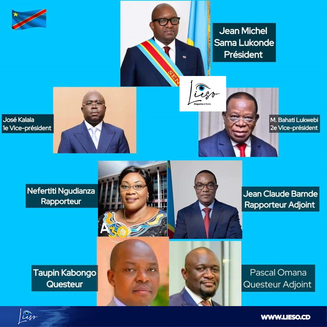 La composition complète du Bureau définitif du SENAT