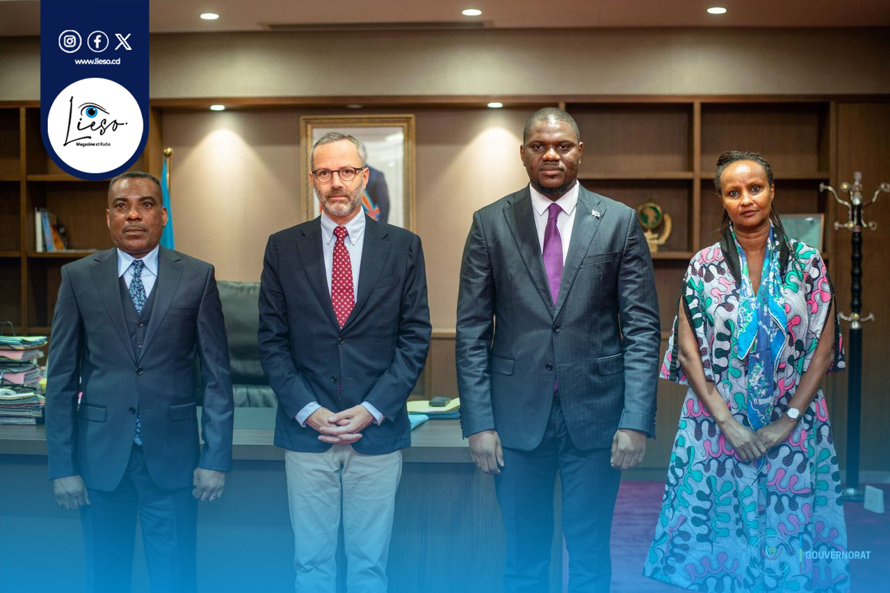 Boma-ville durable : Le Gouverneur Grâce Bilolo et l’Ambassadeur de ...
